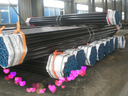 HR ERW Carbon Steel Pipe SCH 30 / SCH 40 / SCH 80 / SCH 160 / SS400 With Oiled Or Black Painted