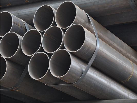 Small Diameter ERW Steel Pipe / 4 inch Welding Carbon Steel Tube With Flange / Coupling Ending