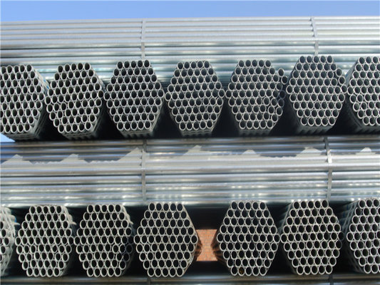 Round Hot Rolled ERW Steel Pipe / HR Thin Wall ERW Steel Tubes For Glass Curtain Wall