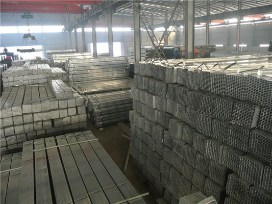 ST52 , ASTM A53 SHS ERW Steel Pipes / Small Diameter SHS ERW Welded Tubes For Glass Curtain Wall