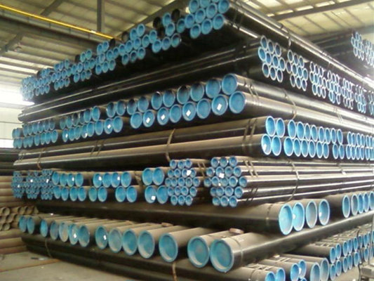PSL1 / PSL2 Oil Casing Pipe Welded With Plain Varnished Bevelled Ends
