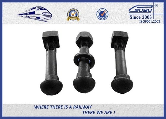 Oxide Black Railway Bolt Nut for Fish Plate Grade 8.8 45 #  tunnel bolt