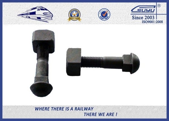 Oxide Black Railway Bolt Nut for Fish Plate Grade 8.8 45 #  tunnel bolt