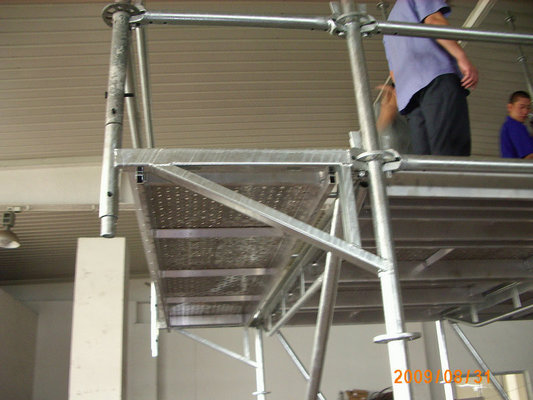 Light Weight Ring Lock scaffolding System , Aluminum Ringlock Scaffold