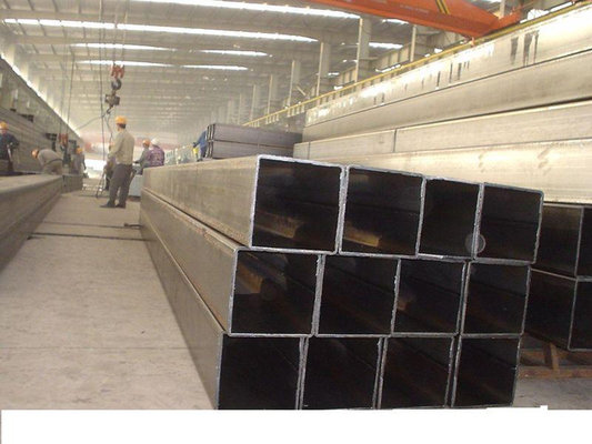Square ERW Welded Square Steel Pipe / Hot Rolled Carbon Steel Pipe For Shipbuilding