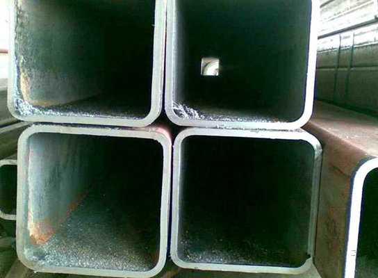 W.T 1.0mm - 17.75mm Square Electric Resistance Welded Steel Pipe / SS41 SS400 Structural Tubing