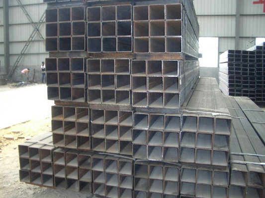 HR SHS ERW Carbon Square Steel Pipe SS400 Q195 Q215 Q235 Q345 For Steel Furniture