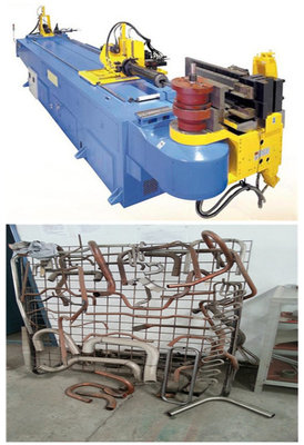 Single - Head CNC Pipe Bending Machine , stainless steel pipe bender machine
