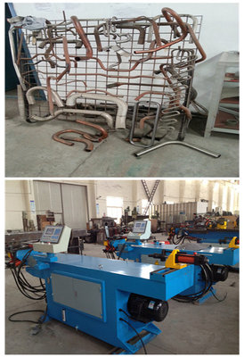 Single - Head CNC Pipe Bending Machine , stainless steel pipe bender machine