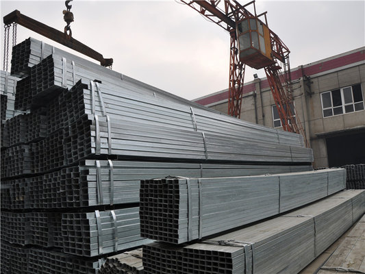 Large Diameter Painting Galvanized Rectangular Steel Tube Hot Rolling ASTM A53 API5L GR.B