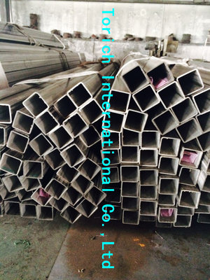Rectangular Welded Steel Tube , ASTM A554 Welded Stainless Steel Mechanical Tubing
