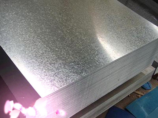 Structural Galvanized Mild Steel Plate / Sheet , Zinc Coated 50 - 350 g/m2
