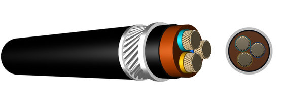 1-10kv One-method silicon cross-linked polythene insulated electric Power Cable
