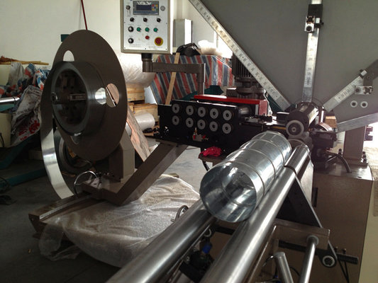 Metal Spiral Tube Former Machine Omron / Snider With Steel Strip Adjustable Heads