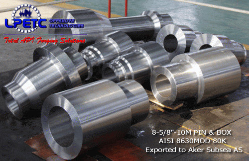 API Forged Block Heavy Alloy Steel Forgings For Offshore Oil Equipment