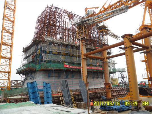 Ma'anshan Changjiang River Bridge Formwork systems with Ringlock scaffolding