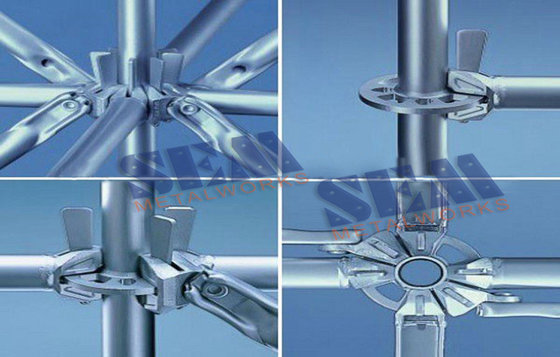 Construction Q345 Hot Dip Galvanized Ringlock Scaffolding horizontal