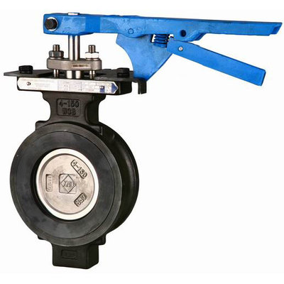 DIN, JIS Carbon Steel Resilience-seated High Performance Flanged Butterfly Valves 600lbs