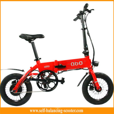 Robstep Electric Boost Bicycle Lightweight Folding Bike With Hidden Battery
