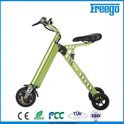 Tourist Rent Mobility Three Wheel Electric Scooter For Kids With Seat / DC Motor