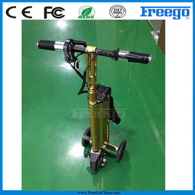 Fastest Folding Three Wheel Electric Scooter bicycle Motor Bike , Electric Vehicle