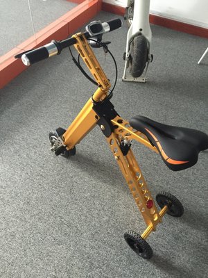 Stand Up 3 Wheel Electric Scooter For Disable With Lead Acid Battery