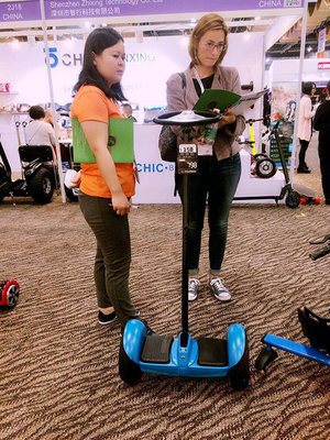 Mini Standing Self Balance Segway Electric Scooter 19CM Tire With Handle Bar