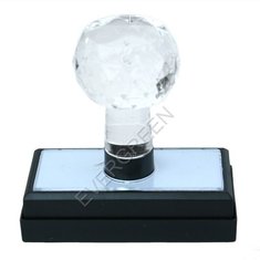 Personalized rubber and Rectangle spring crystal handle pre inked flash stamp for Office