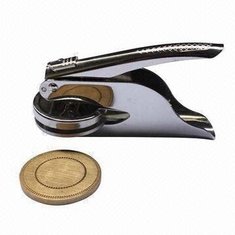 Round Embosser Seal, Used for Office, Custom, Schools, Elections and Notary Seal/Stationery
