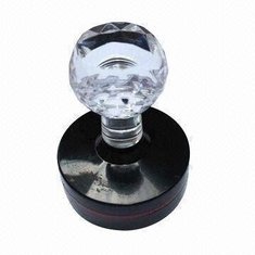 Flash Foam Self-inking Crystal Handle Stamp, Made of Acrylic and ABS Materials
