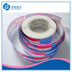 Roll Adhesive Glossy Label For Plastic Bottle  / Self Adhesive Plastic Labels In Roll