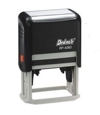 Custom personalized self inking rubber stamps, Return address stamps, Large message stamps