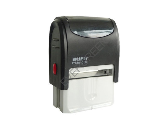 Customize office plastic Rectangle self inking rubber stamps, Bank Deposit stamps