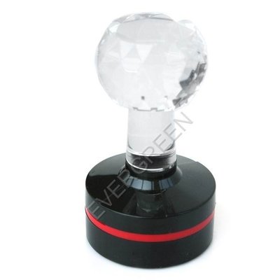 Round crystal handle pre inked flash stamp, College stamps, Logo stamp and Medical stamps