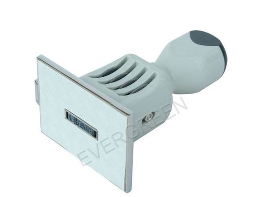 Traditional metal and rectangle die plate dater stamp, Stock stamps, Deposit stamp for businesses