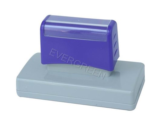 18×47mm 757 Abs Pre Inked Rubber Stamps , Toy Monogram Stamps