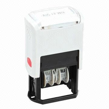 Self-inking stamp/date self inking stamp, 4mm data size