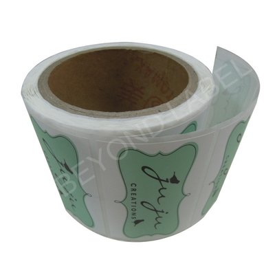 Roll Matte Mailing Labels Customized Adhesive Paper Logo Label Stickers