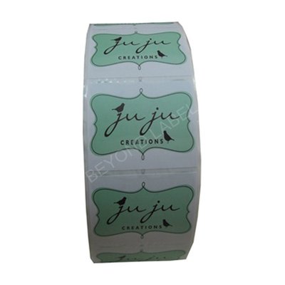 Roll Matte Mailing Labels Customized Adhesive Paper Logo Label Stickers