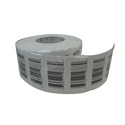 Roll Self Adhesive Barcode Labels Waterproof Custom Package Matte Product Labels