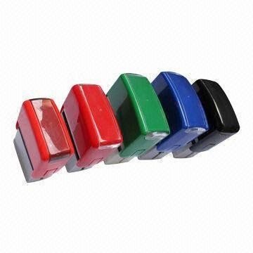 Rectangle Self-inking Stamp, Different Sizes and Colors are Available