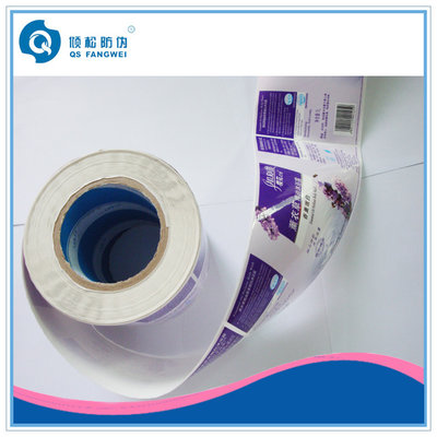 Custom Printed Self Adhesive Plastic Labels Roll For  Skin Care Products