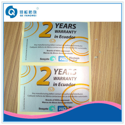 Glossy Self Adhesive Plastic Labels