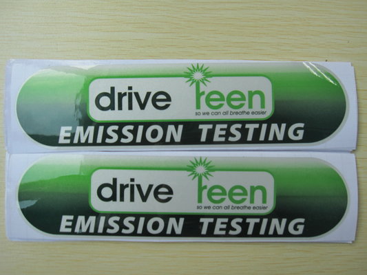 PVC Printed Reflective Self Adhesive Stickers , Advertising Stickers For Outdoor