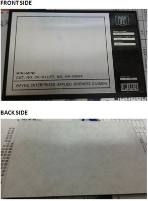 Printed Metal Self Adhesive Stickers , Die Cutting Stickers For Electronic Equipments