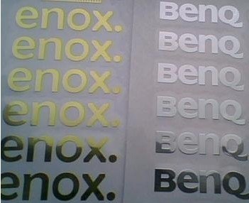 Printed Metal Self Adhesive Stickers , Die Cutting Stickers For Electronic Equipments