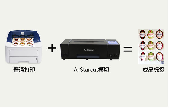 Fast speed Digital Label Cutter without die for adhesive paper within A4 size