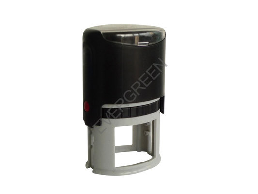 Customize Oval Bank Deposit,  Signature, address and logo self inking rubber stamps
