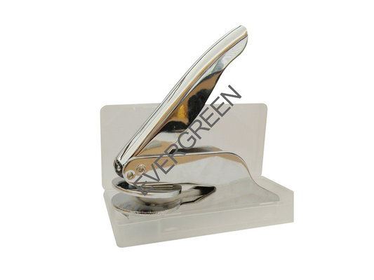 Round portable pocket embossing seal, Personal Embosser, Custom embossing seal, Legal Seal
