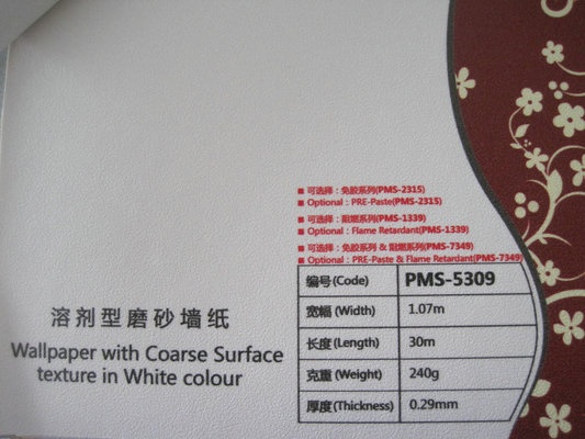 PVC Eco Friendly Wallpaper Solvent , Inkjet Printing Media